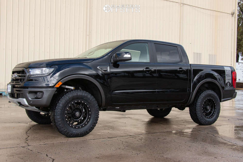 2019 Ford Ranger with 17x8.5 25 Icon Alloys Six Speed and 285/70R17 ...
