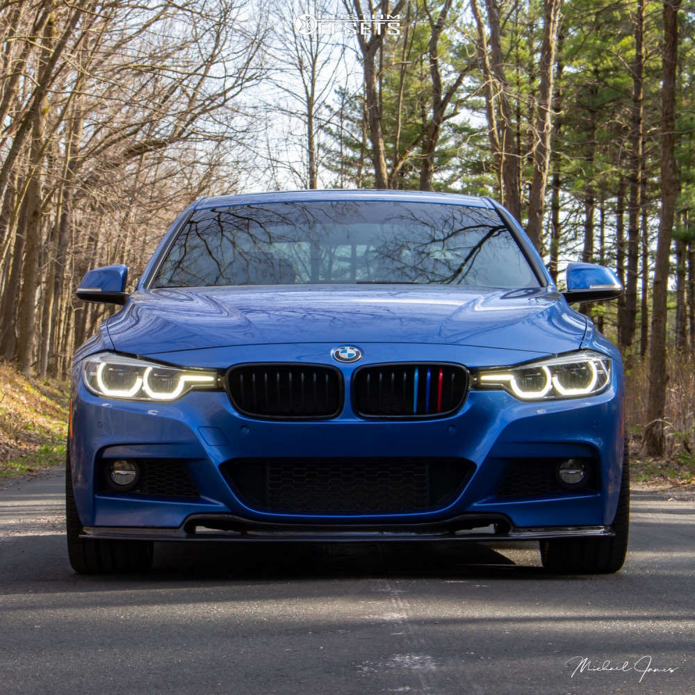 2016 BMW 340i XDrive with 19x8.5 33 Rohana Rfx11 and 255/35R19 Falken ...