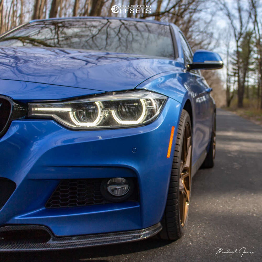 2016 BMW 340i XDrive with 19x8.5 33 Rohana Rfx11 and 255/35R19 Falken ...