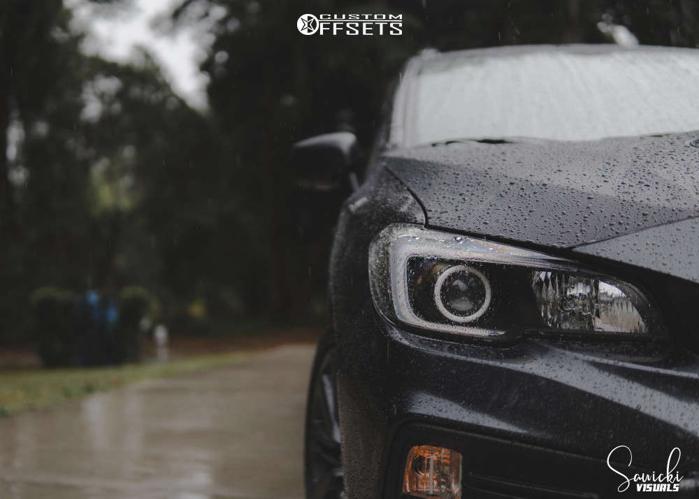 2019 Subaru WRX with 17x9 35 AVID1 AV20 and 235/45R17 Dunlop Sport Maxx ...