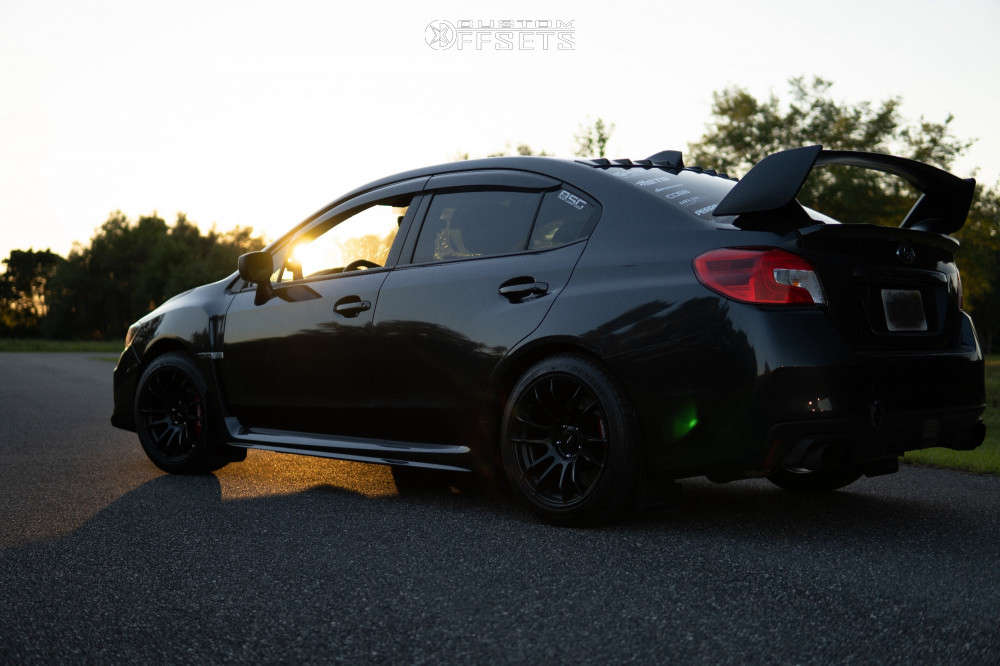 2019 Subaru WRX with 17x9 35 AVID1 AV20 and 235/45R17 Dunlop Sport Maxx ...