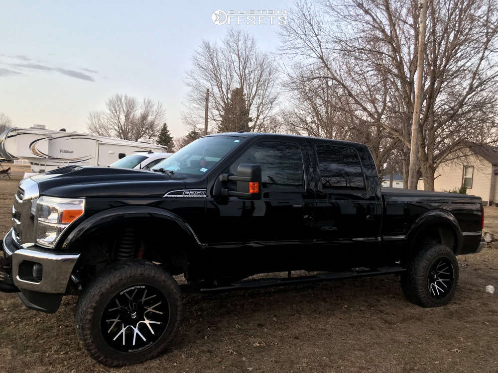 2016 Ford F-250 Super Duty with 20x12 -44 Dropstars 645mb and 35/12 ...