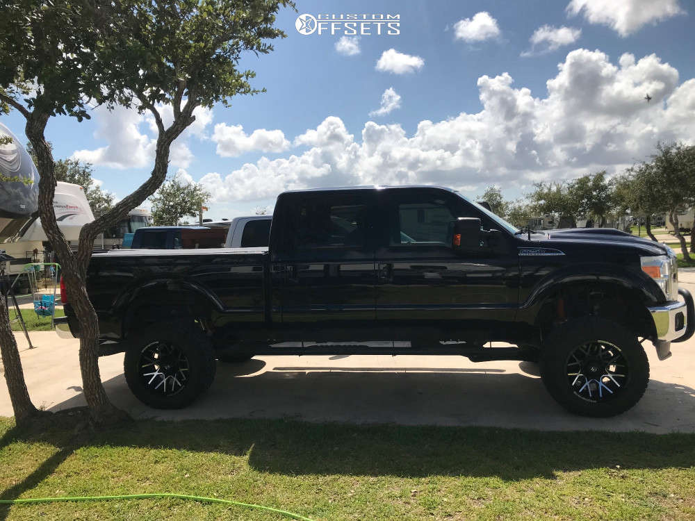2016 Ford F-250 Super Duty with 20x12 -44 Dropstars 645mb and 35/12 ...
