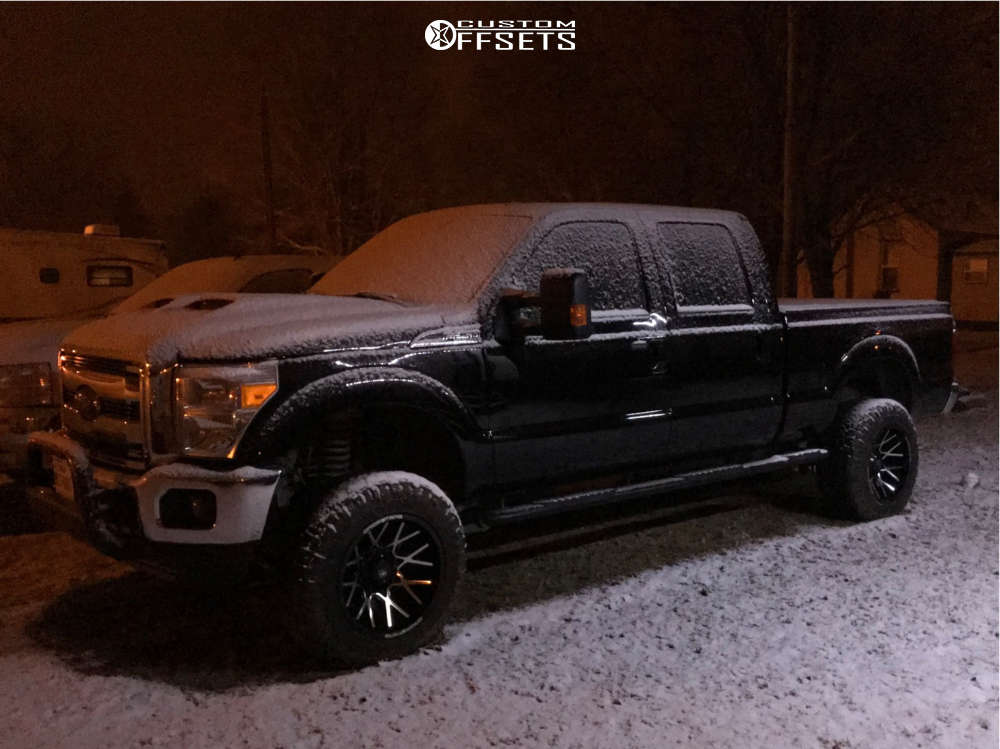 2016 Ford F-250 Super Duty with 20x12 -44 Dropstars 645mb and 35/12 ...