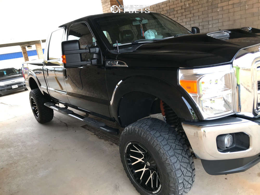 2016 Ford F-250 Super Duty with 20x12 -44 Dropstars 645mb and 35/12 ...