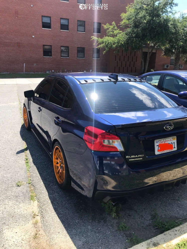 2017 Subaru WRX with 18x9 33 Cosmis Racing XT-206R and 255/30R18 Nitto ...