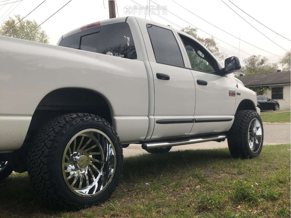 2007 Dodge Ram 2500 with 22x12 -51 ARKON OFF-ROAD Caesar and 35/12.5R22 ...