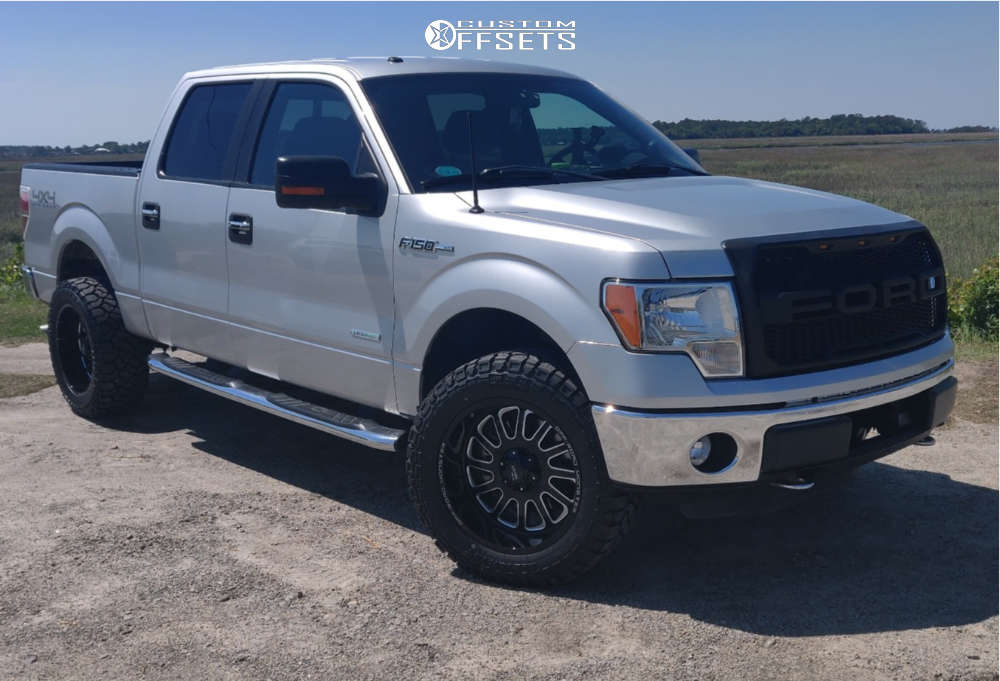 2013 Ford F-150 with 20x10 -19 Monster Offroad M17 and 33/12.5R20 Kenda ...
