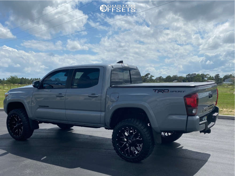 2019 Toyota Tacoma with 20x10 -19 Hardrock Affliction and 275/55R20 ...
