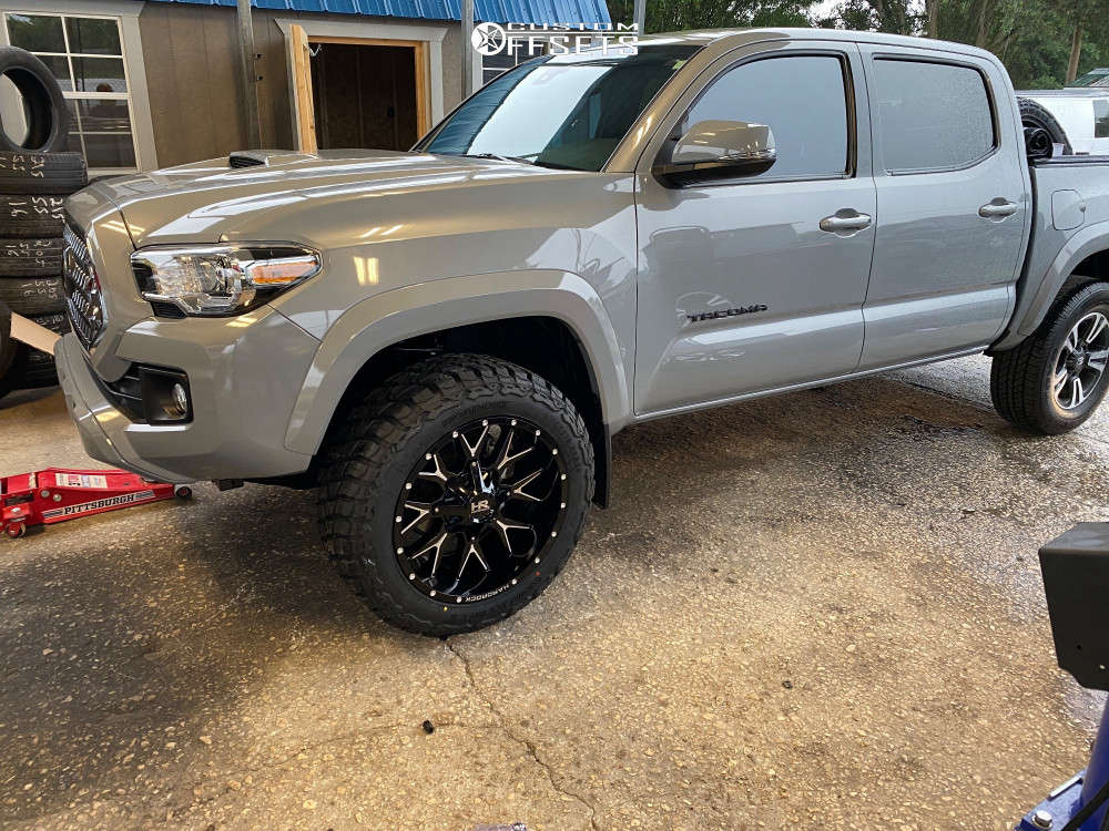 2019 Toyota Tacoma with 20x10 -19 Hardrock Affliction and 275/55R20 ...