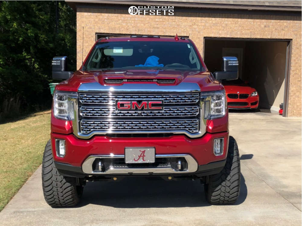 2020 GMC Sierra 2500 HD with 24x14 -81 ARKON OFF-ROAD Roosevelt and 35/ ...