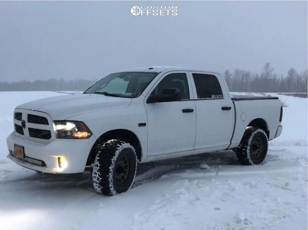2015 Ram 1500 with 17x8.5 0 Method Nv and 305/65R17 Cooper Discoverer ...