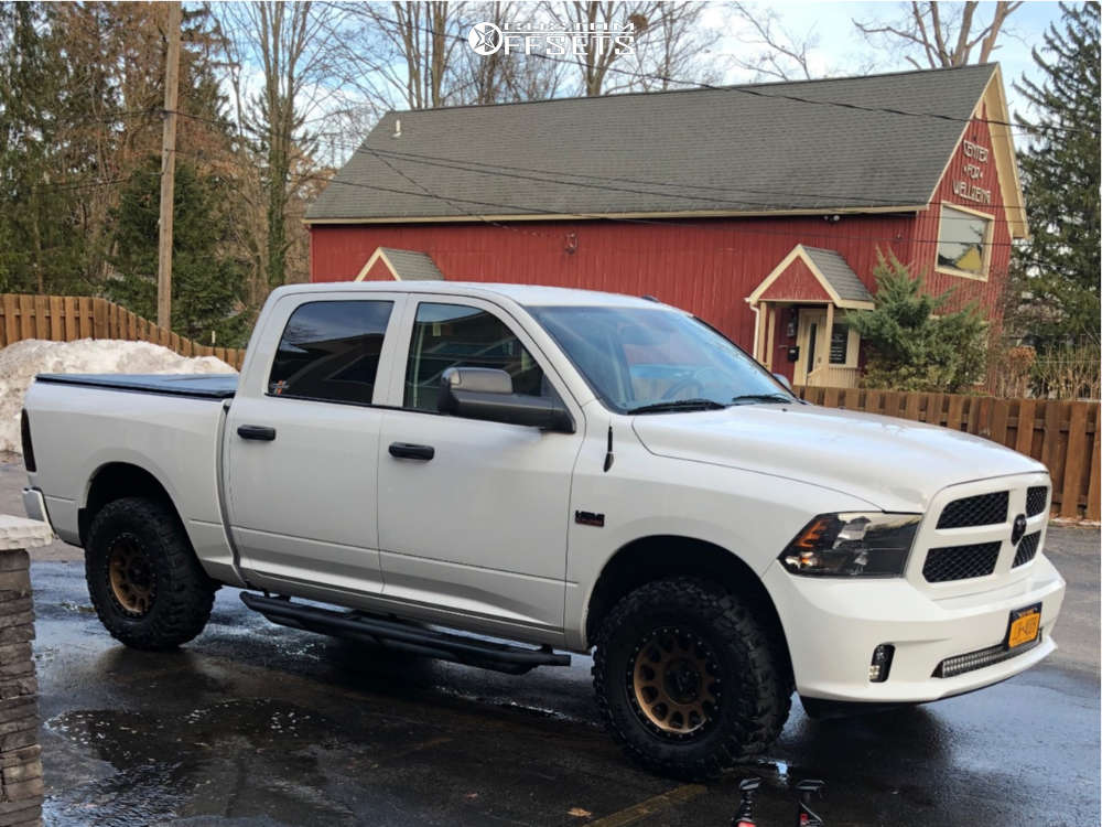 2015 Ram 1500 with 17x8.5 0 Method Nv and 305/65R17 Cooper Discoverer ...