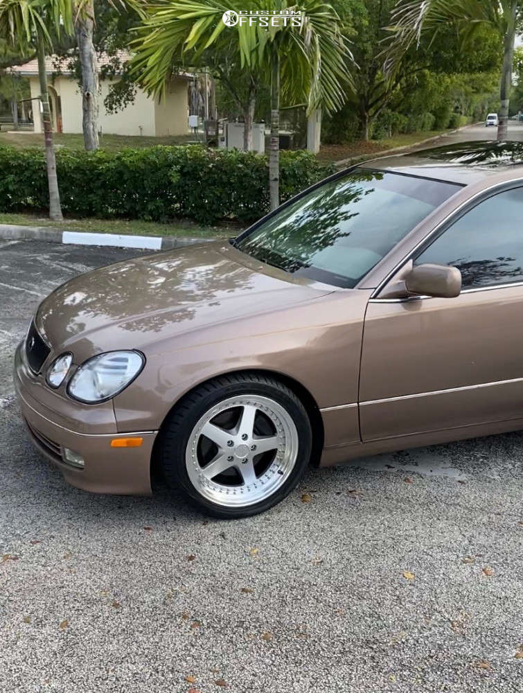 1999 Lexus GS300 with 18x8.5 30 ESR Sr06 and 245/40R18 Achilles Atr ...