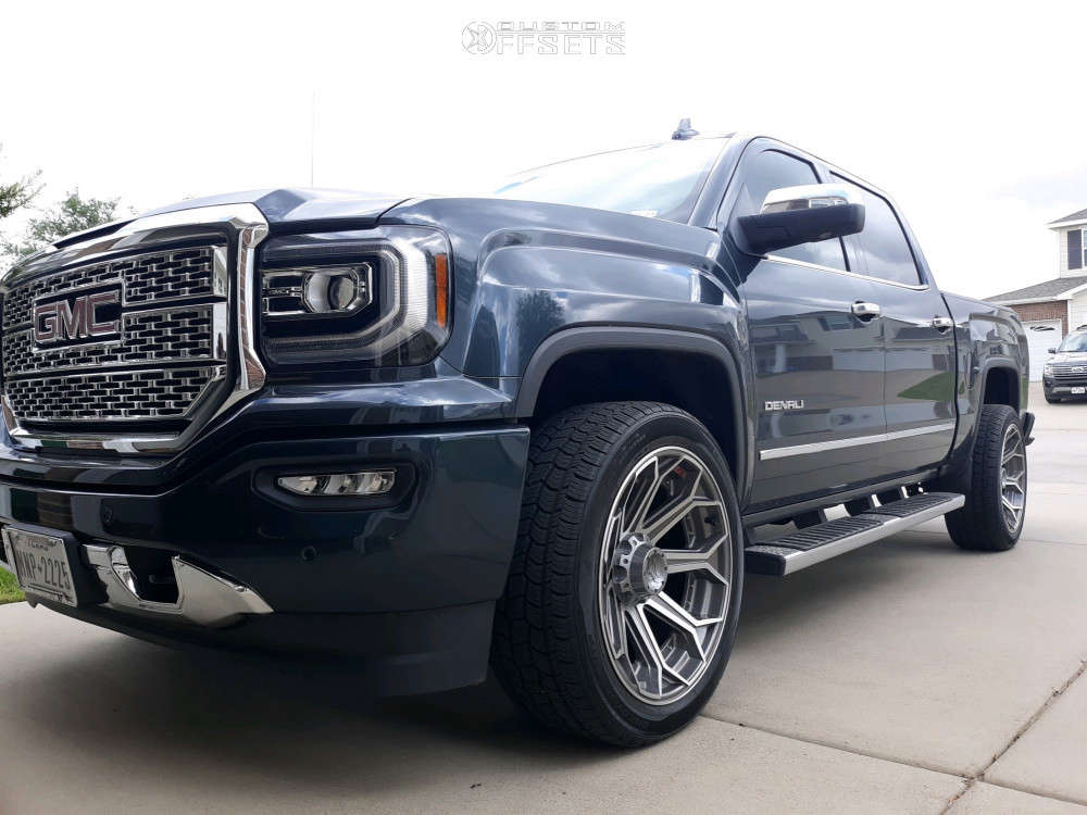 2018 GMC Sierra 1500 with 22x10 -24 4Play 4P80R and 285/45R22 Cooper ...