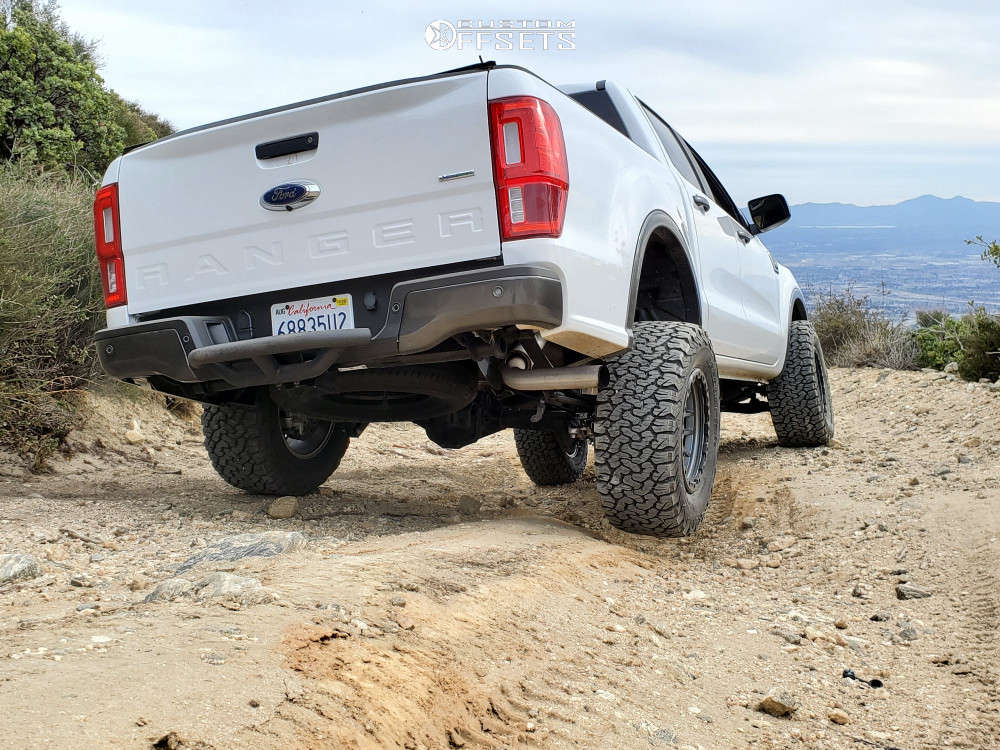 2019 Ford Ranger with 17x9 -12 Vision Nemesis and 33/12.5R17 BFGoodrich ...