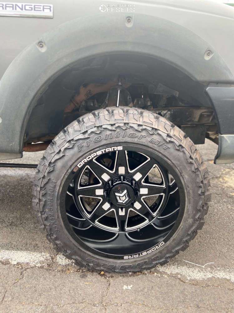 2006 Ford Ranger with 20x12 -44 Dropstars 655bm and 33/12.5R20 Duro ...