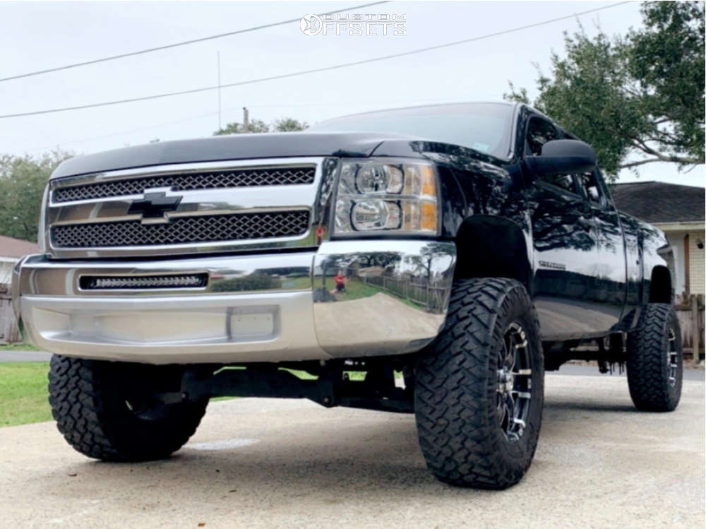 2012 Chevrolet Silverado 1500 Aggressive > 1" Outside Fender Suspension ...