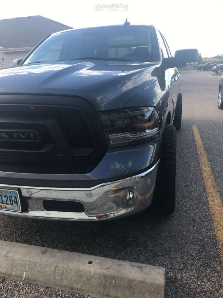 2017 Ram 1500 with 20x10 -24 Method Mr605 and 305/55R20 Falken Wildpeak ...