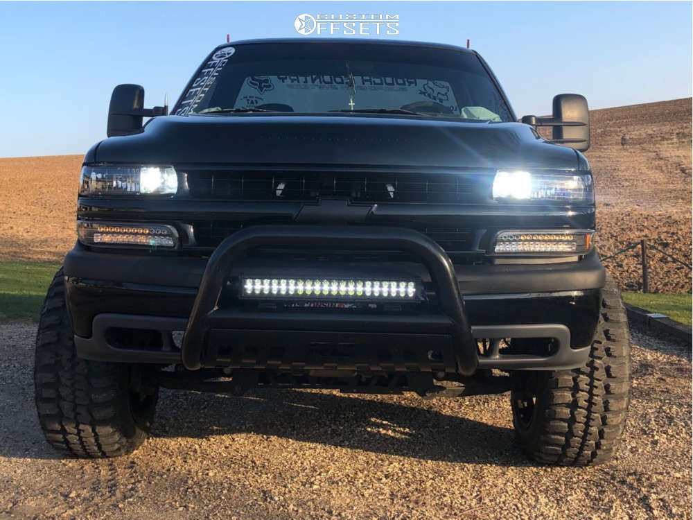 1999 Chevrolet Silverado 1500 with 20x12 -51 Vision Rocker and 33/12 ...