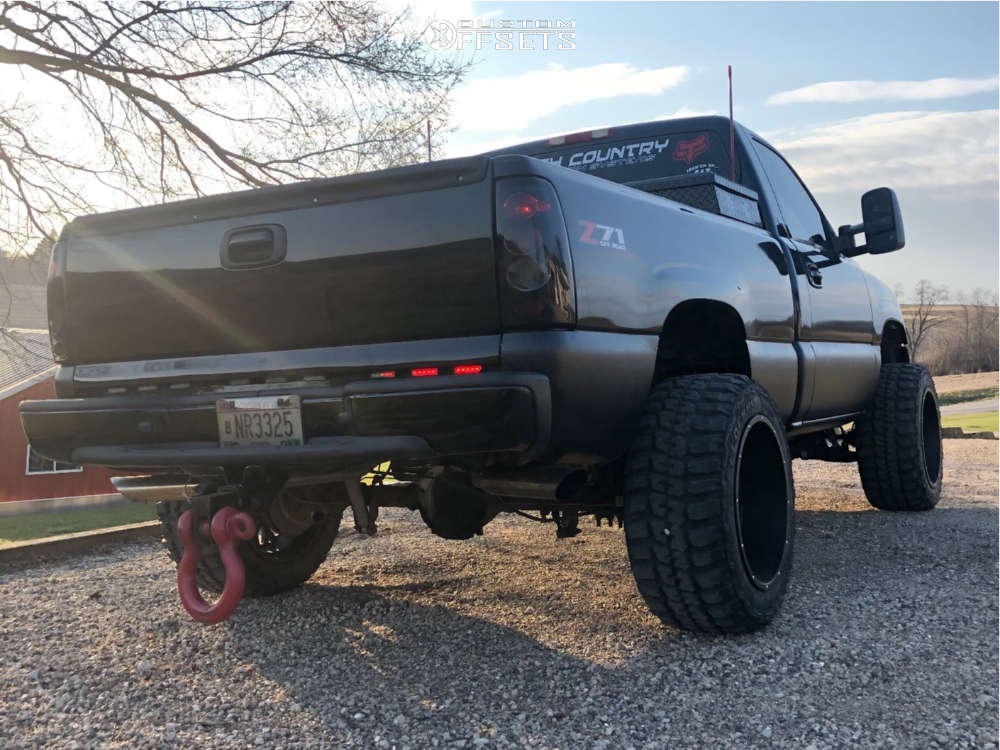 1999 Chevrolet Silverado 1500 with 20x12 -51 Vision Rocker and 33/12 ...