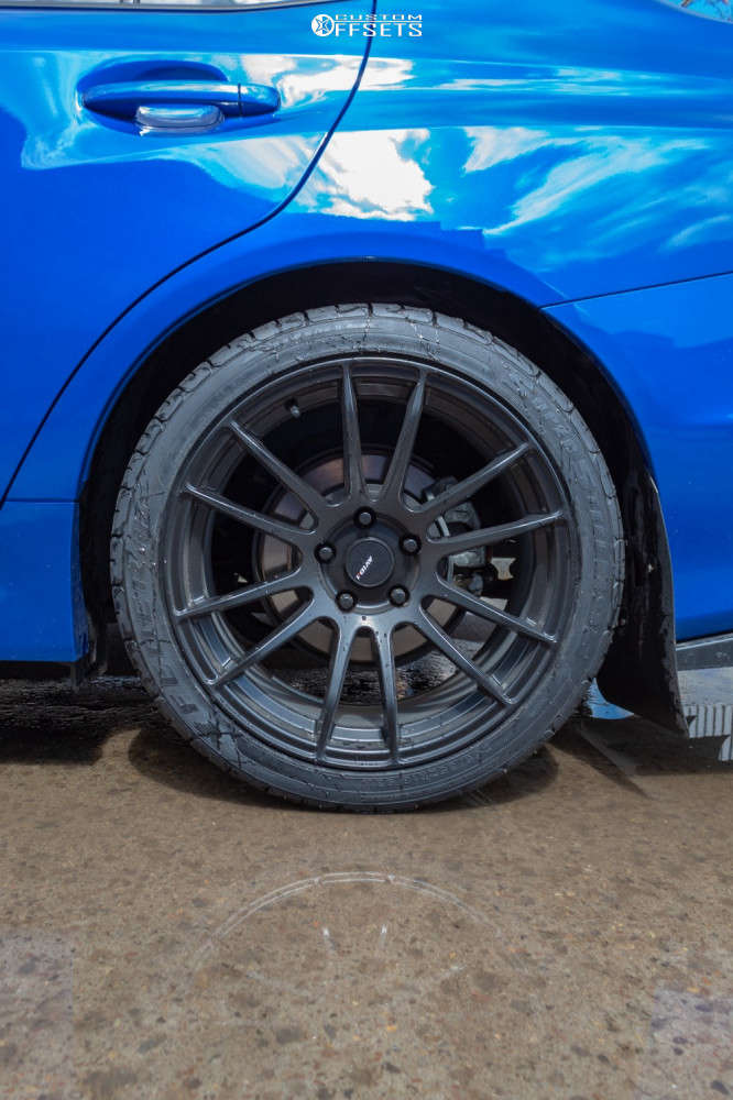 2020 Subaru WRX with 18x9.5 38 ADV1 AV20 and 265/35R18 Federal SS595 ...