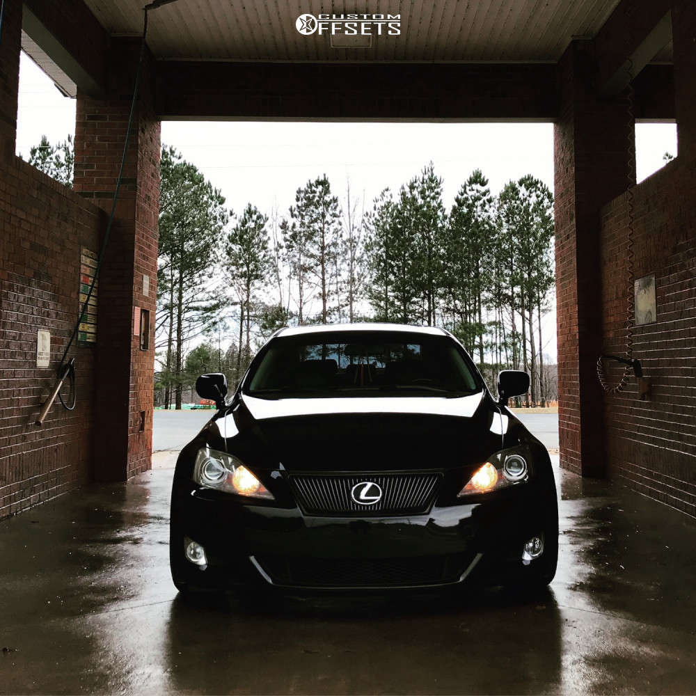 2007 Lexus IS250 with 18x9 35 Enkei RPF1 and 225/40R18 Toyo Tires ...