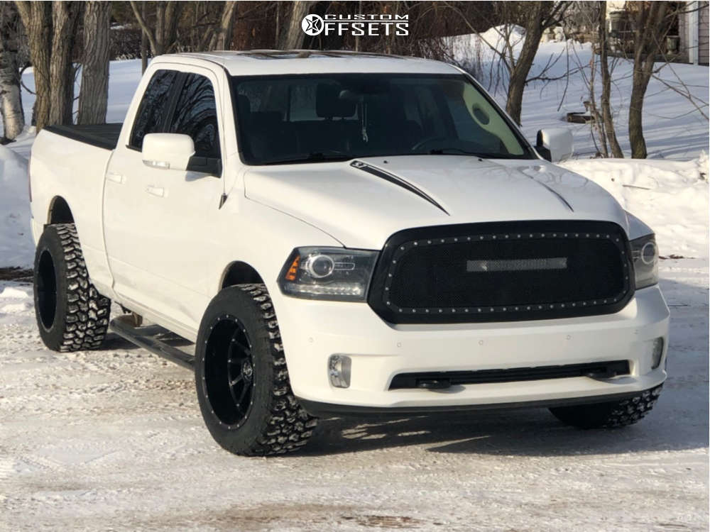 2014 Ram 1500 with 20x12 -44 XF Offroad Xf-216 and 33/12.5R20 Zeta ...