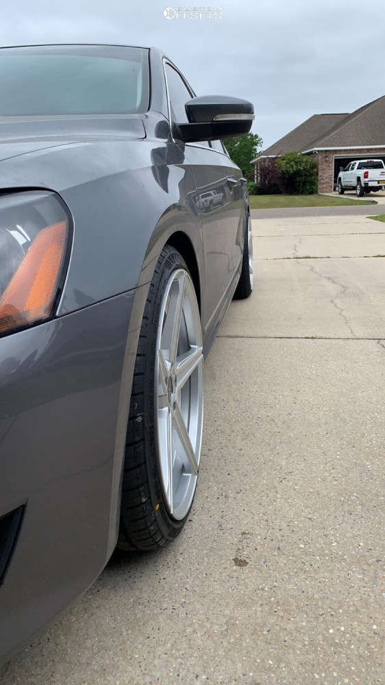 2014 Volkswagen Passat with 20x9 45 Advanti Racing Cammino and 235 ...