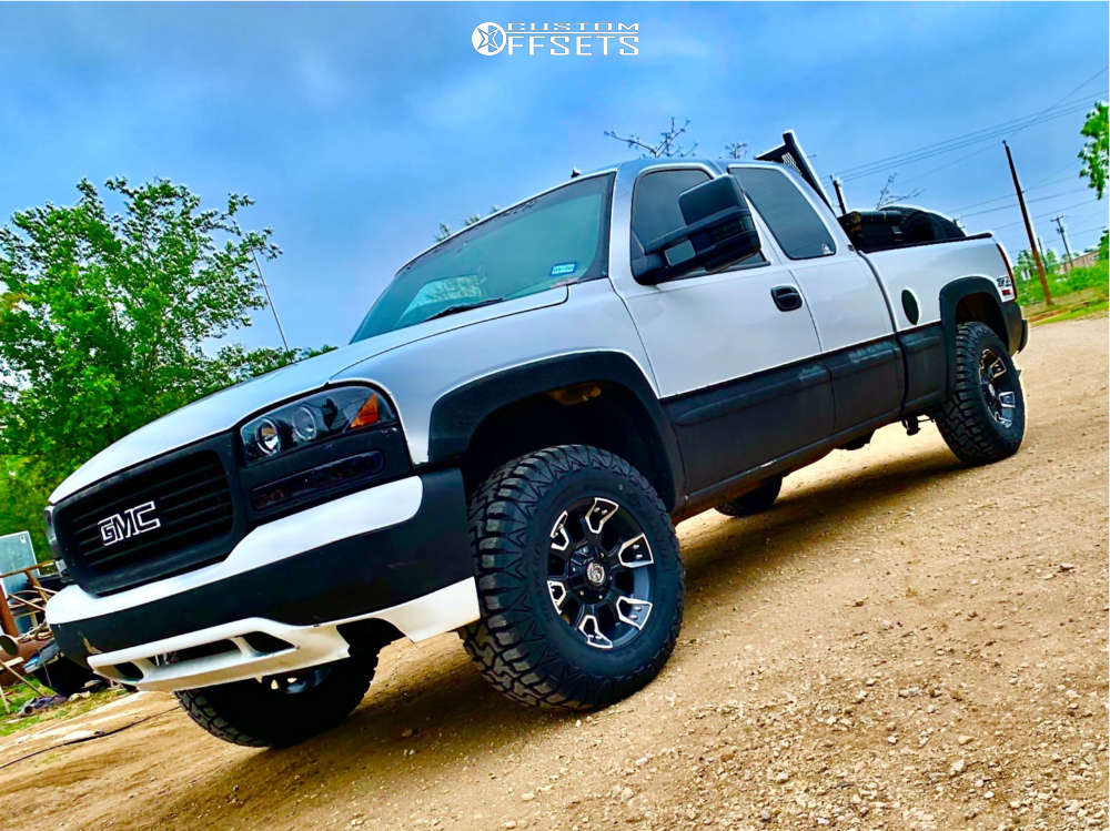 2002 GMC Sierra 1500 with 17x9 0 Panther Offroad 904 and 285/70R17 ...