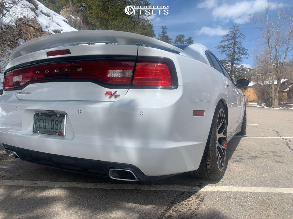 2014 Dodge Charger with 20x9 15 Eclipse Replica 218 and 245/45R20 ...