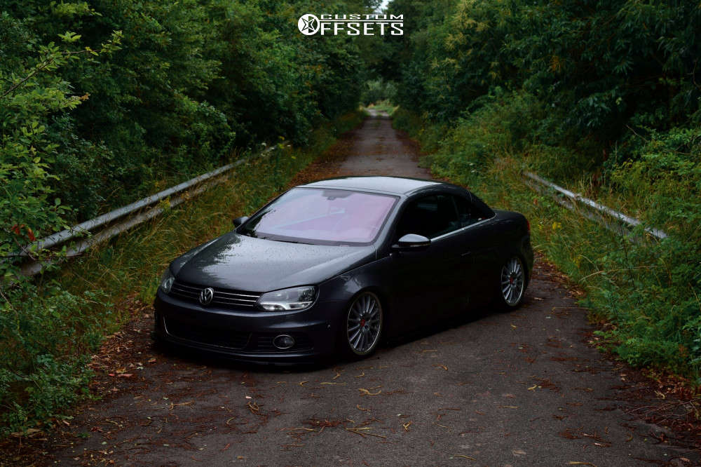2011 Volkswagen Eos with 18x8 48 BBS Calitos and 215/35R18 Nankang ...