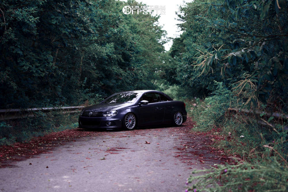 2011 Volkswagen Eos with 18x8 48 BBS Calitos and 215/35R18 Nankang ...