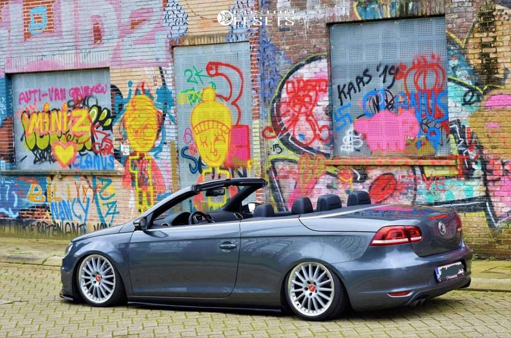 2011 Volkswagen Eos with 18x8 48 BBS Calitos and 215/35R18 Nankang ...