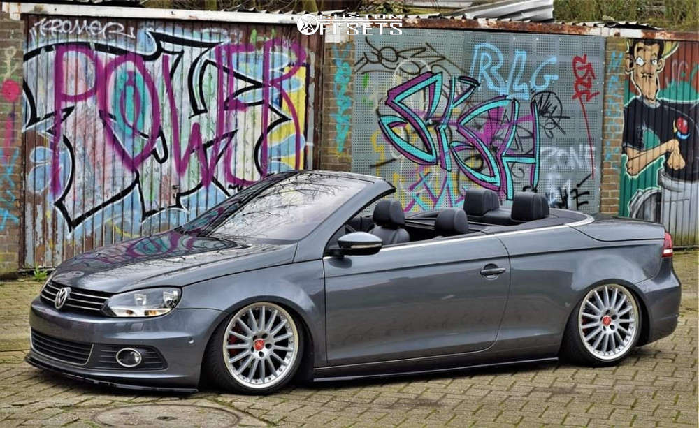 2011 Volkswagen Eos with 18x8 48 BBS Calitos and 215/35R18 Nankang ...