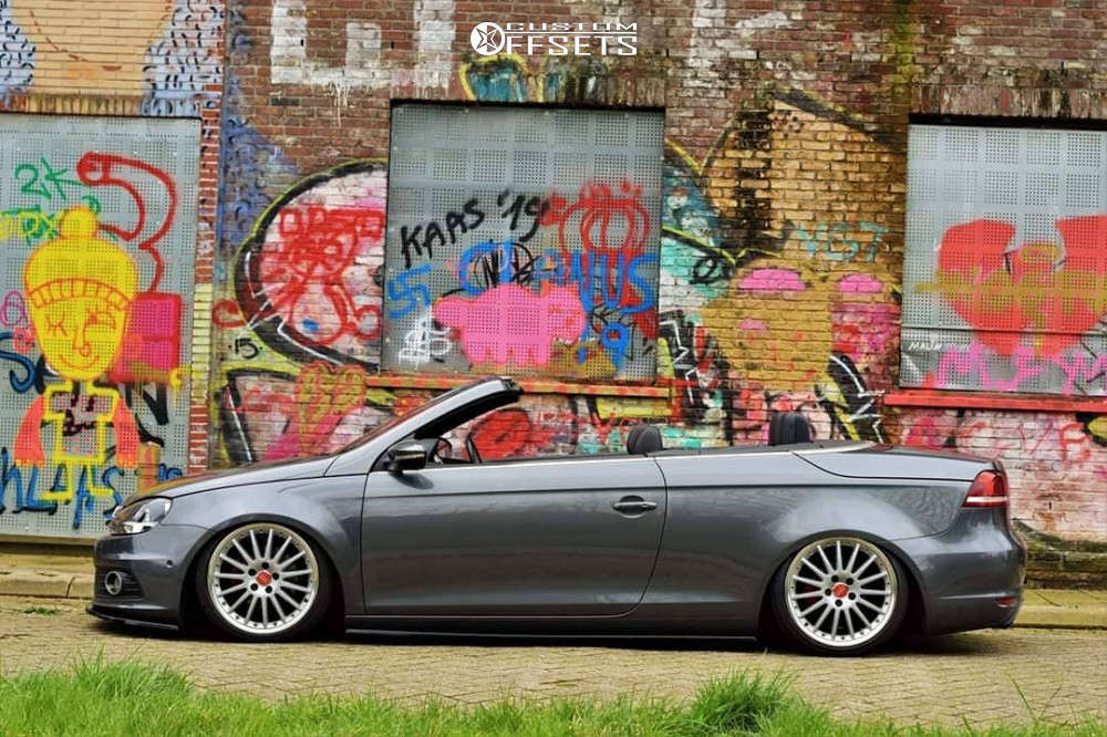 2011 Volkswagen Eos with 18x8 48 BBS Calitos and 215/35R18 Nankang ...