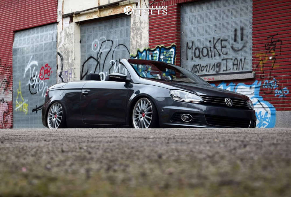 2011 Volkswagen Eos with 18x8 48 BBS Calitos and 215/35R18 Nankang ...