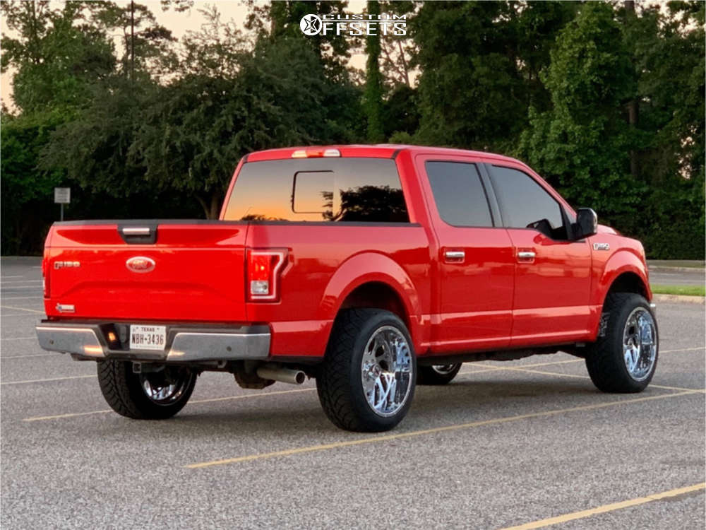 2017 Ford F-150 with 22x12 -44 Xtreme Force Xf8 and 305/45R22 Nitto ...