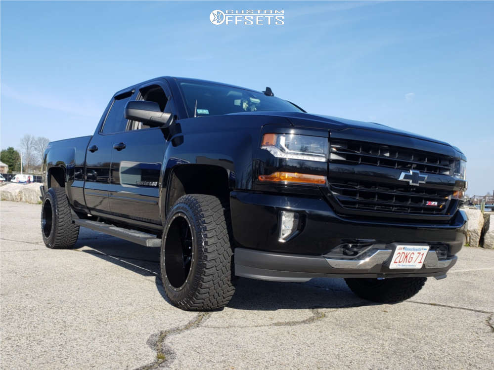 2016 Chevrolet Silverado 1500 with 20x12 -44 Gear Off-Road Wrath and 33 ...