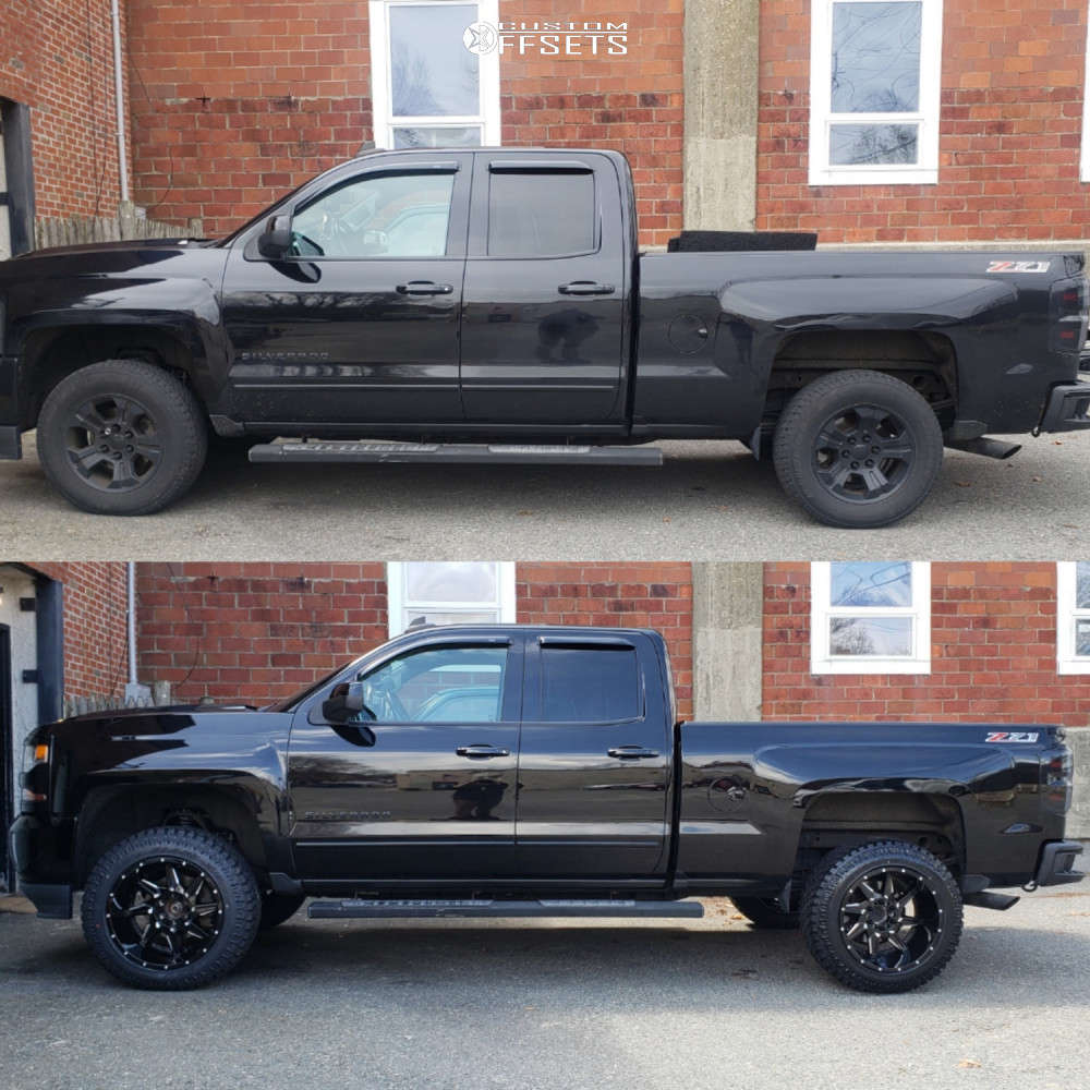 2016 Chevrolet Silverado 1500 with 20x12 -44 Gear Off-Road Wrath and 33 ...