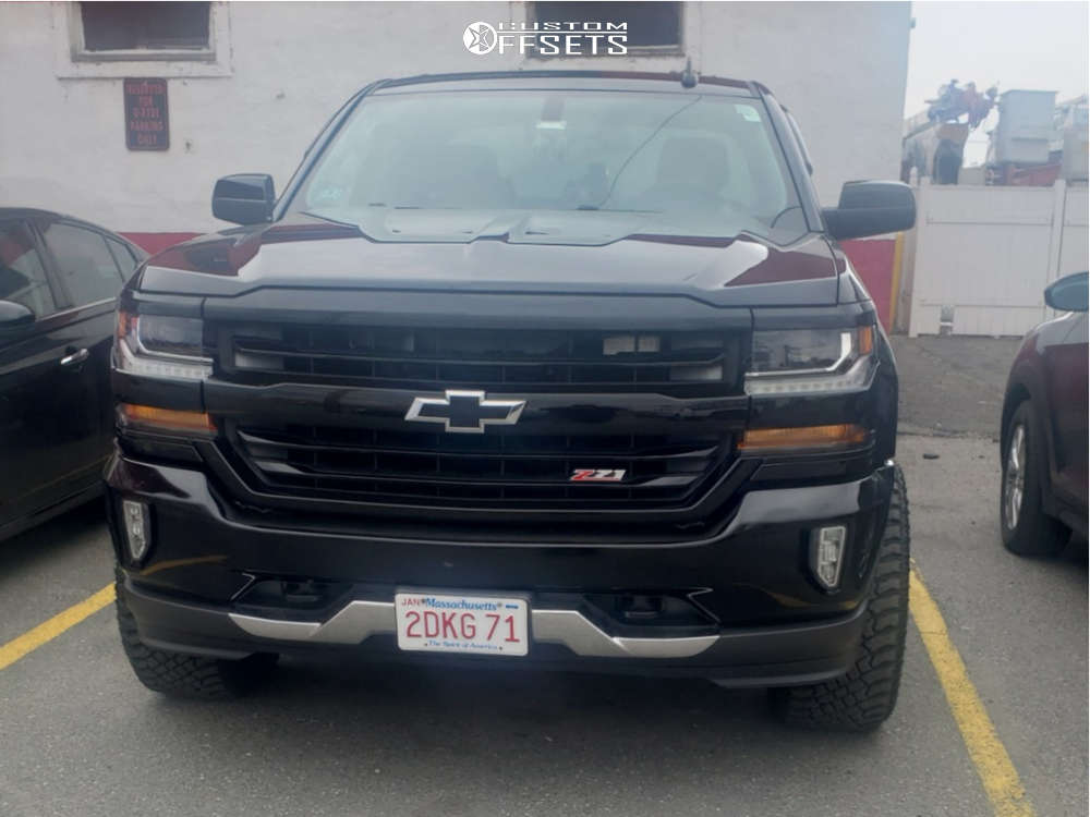 2016 Chevrolet Silverado 1500 with 20x12 -44 Gear Off-Road Wrath and 33 ...