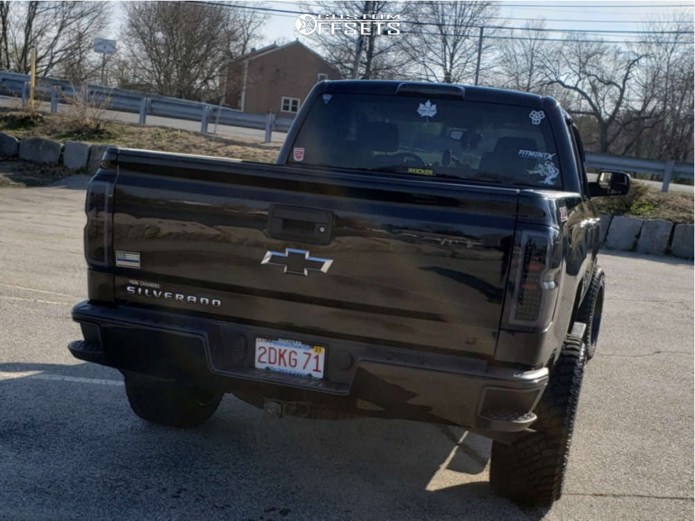 2016 Chevrolet Silverado 1500 with 20x12 -44 Gear Off-Road Wrath and 33 ...