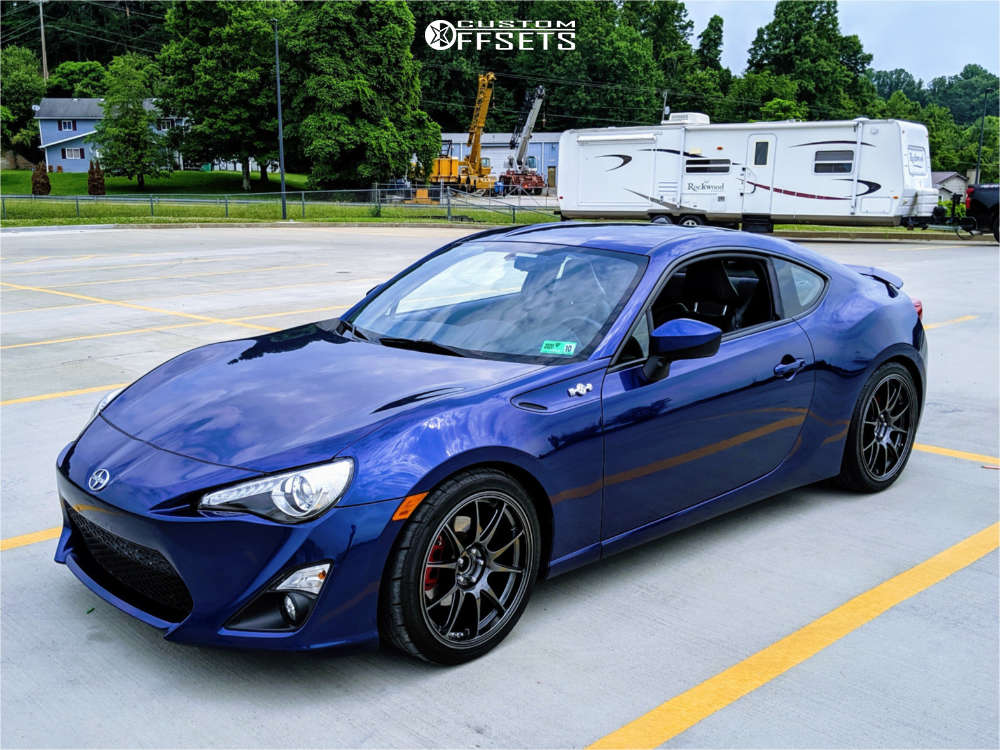 2014 Scion FR-S with 18x8.5 44 Rota Titan and 255/35R18 Firestone Indy ...