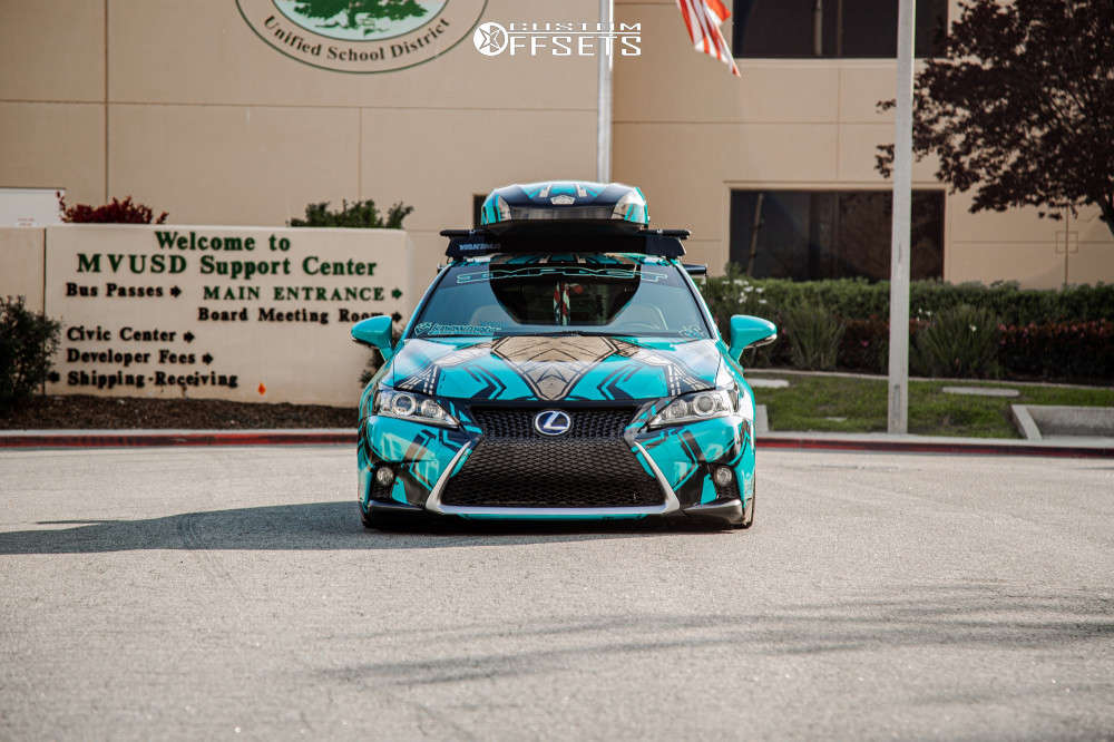 2014 Lexus CT200h with 18x8.5 35 Aodhan DS06 and 215/35R18 Accelera 651 ...