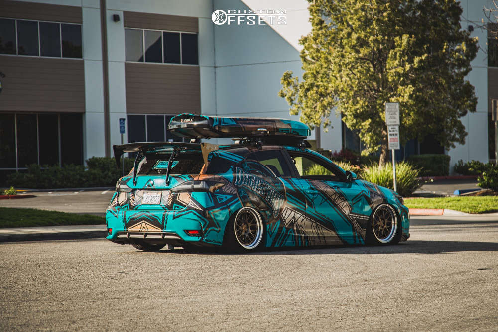 2014 Lexus CT200h with 18x8.5 35 Aodhan DS06 and 215/35R18 Accelera 651 ...