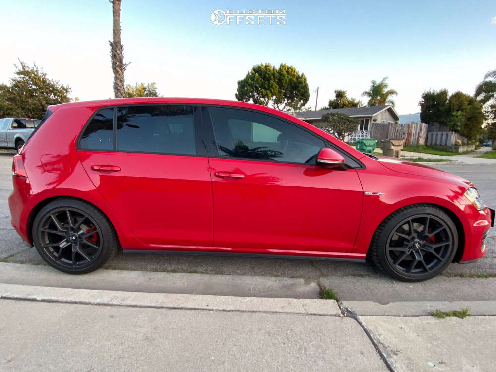 2017 Volkswagen GTI with 18x8.5 45 Neuspeed Rse10 and 225/40R18 ...