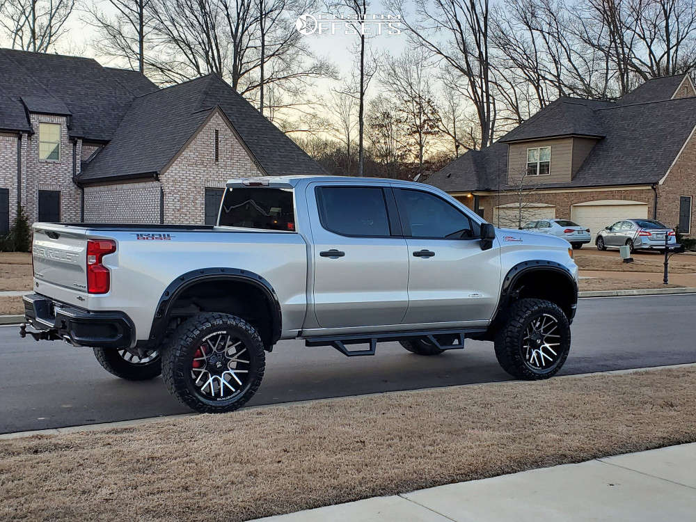 2019 Chevrolet Silverado 1500 with 22x10 -25 Dropstars 654mb and 35/12 ...