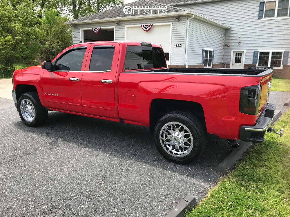 2016 Chevrolet Silverado 1500 with 20x9 0 RBP 73R and 285/50R20 Toyo ...