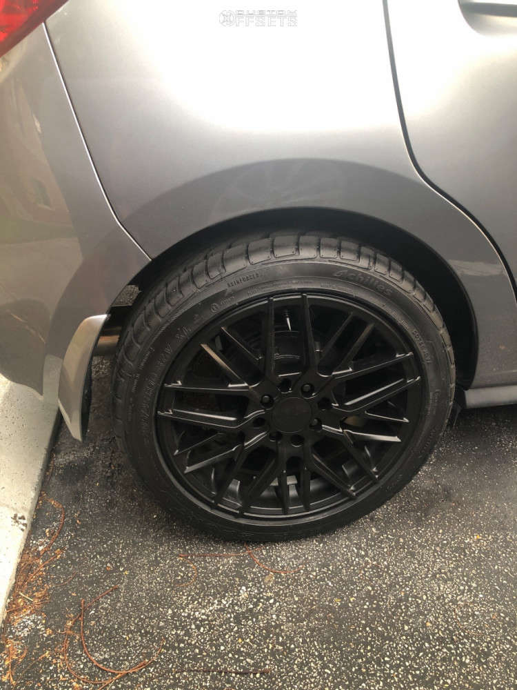 2019 Mitsubishi Mirage with 16x7 40 Drag DR77 and 205/45R16 Achilles ...
