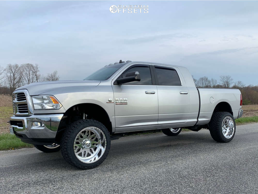 2016 Ram 2500 with 22x12 -40 American Force Trax SS and 33/12.5R22 ...